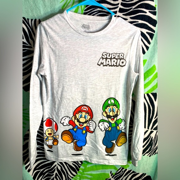 Nintendo | Shirts & Tops | Kids Super Mario Shirt Super Cute | Poshmark